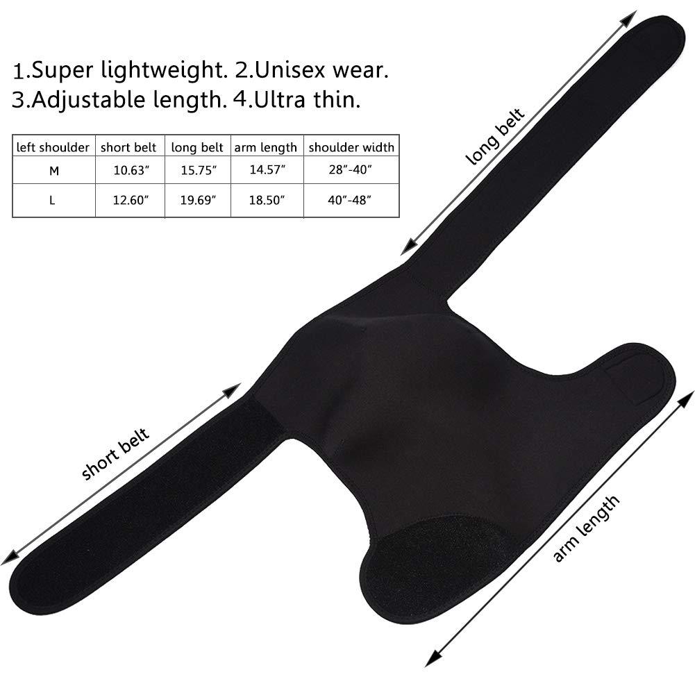 Dechoga Adjustable Neoprene Shoulder Support Bandage Belt - Stabilizes ...