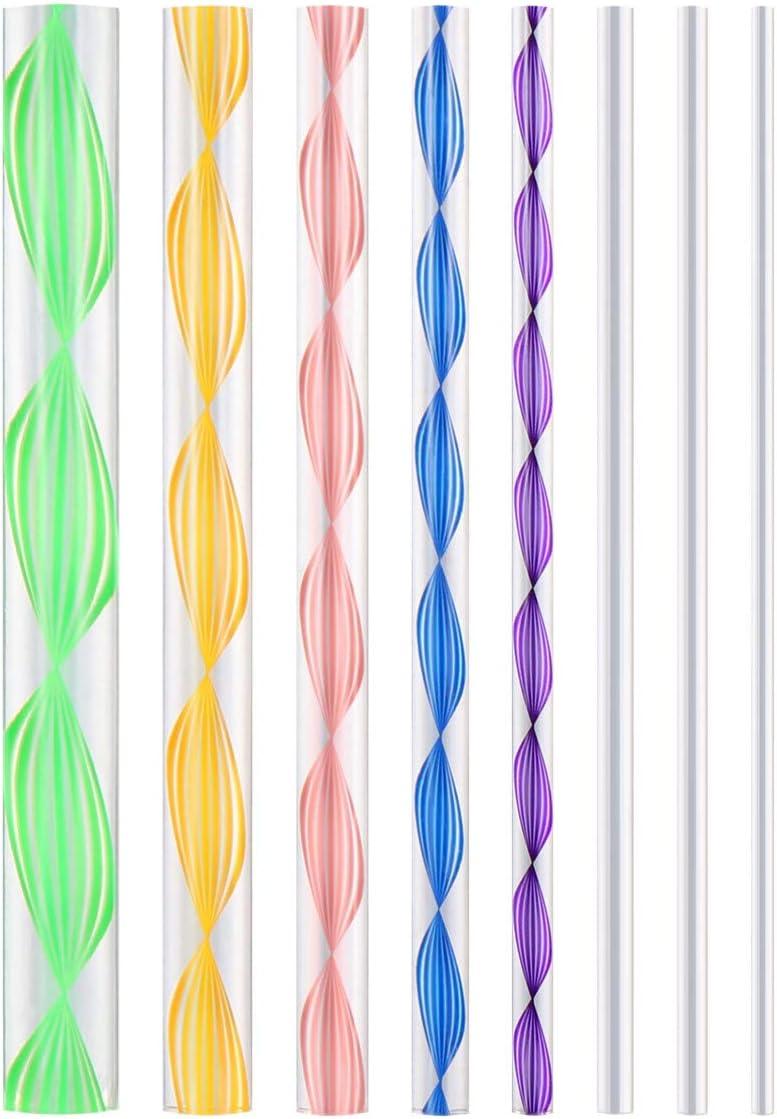 Buy Milist 8-Piece Dotting Rods Set - Dual-Ended Acrylic Twist Sticks ...
