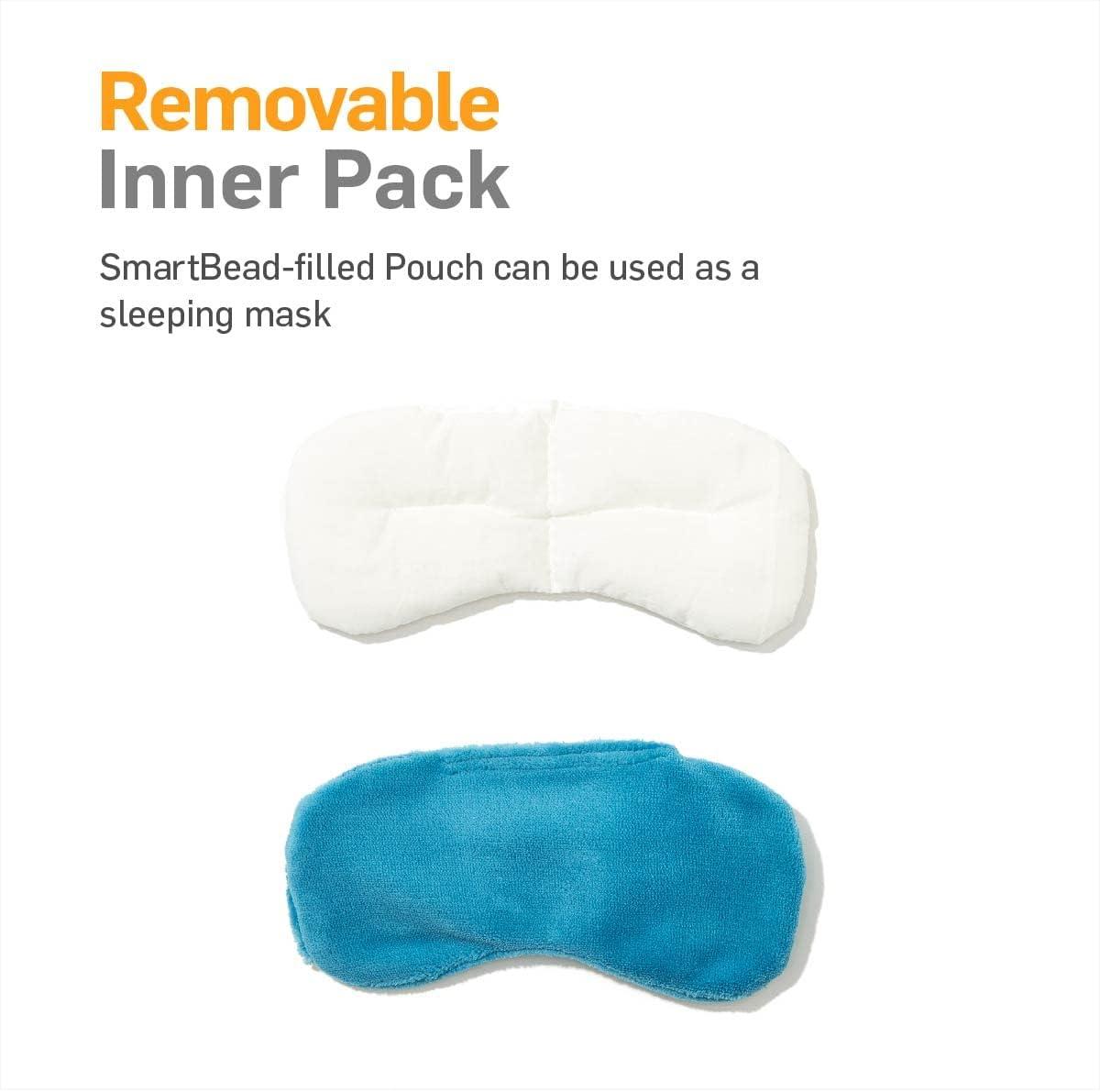 NatraCure Microwavable Weighted Warming Eye Pillow Mask - Relief for ...