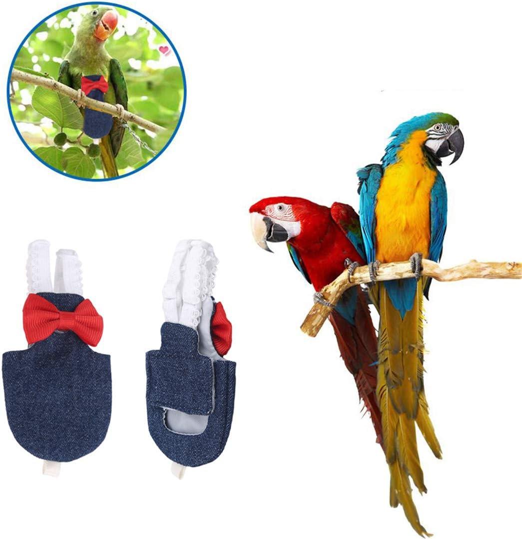 Kissherely Parrot Diapers Bird Flight Suits Parrots Diaper Breathable ...