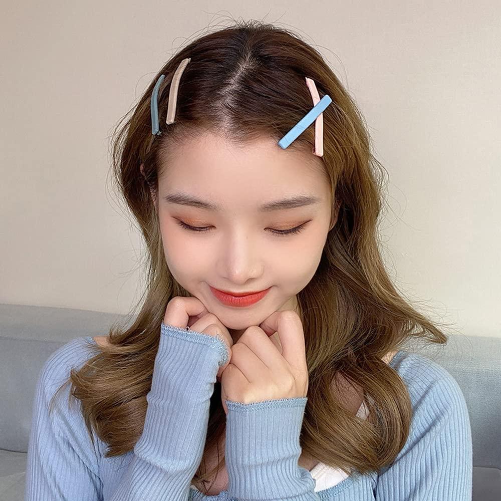 20 PCS Matte Mini Bobby Pins - Small Snap Hair Barrettes for Women and ...