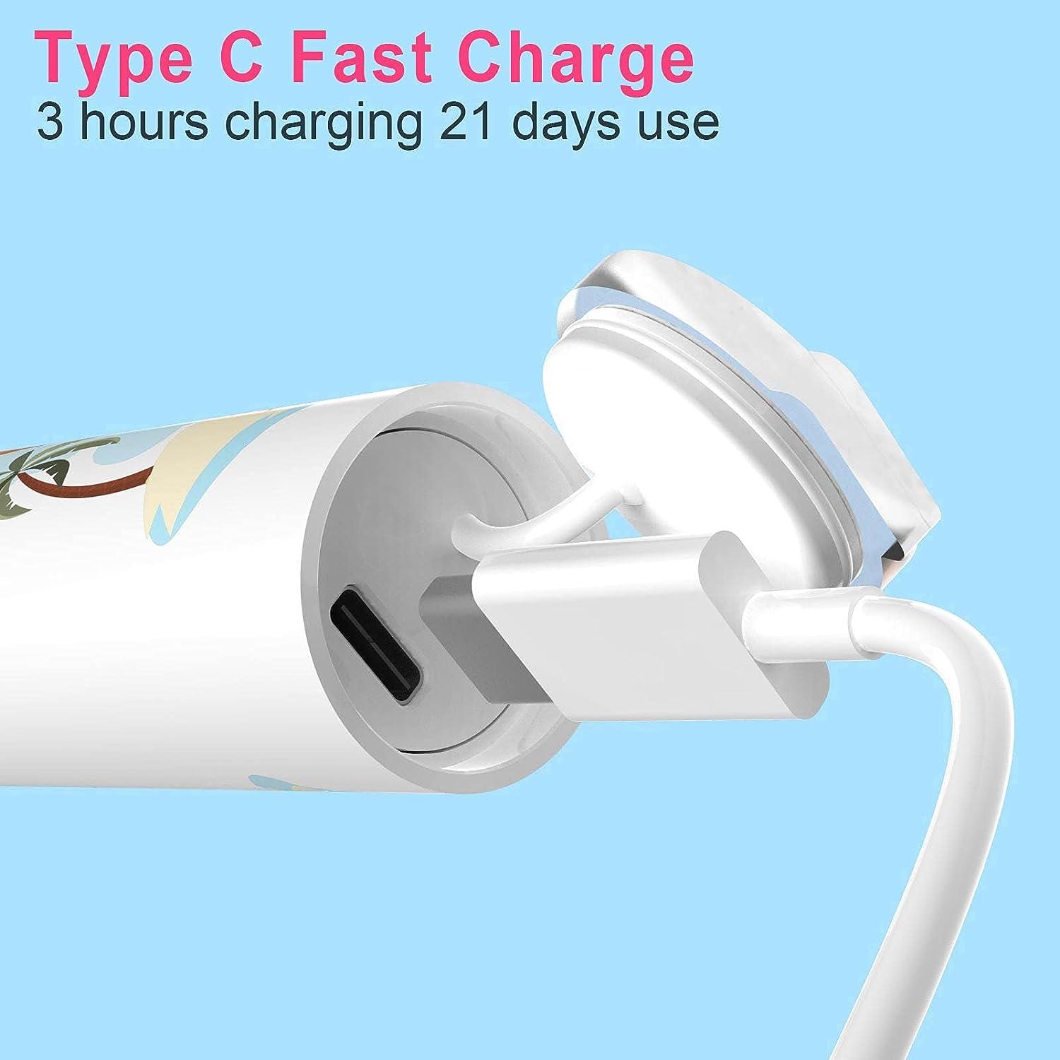 SEAGO Kids Electric Toothbrushes with Timer | Fast Charging Maglev ...