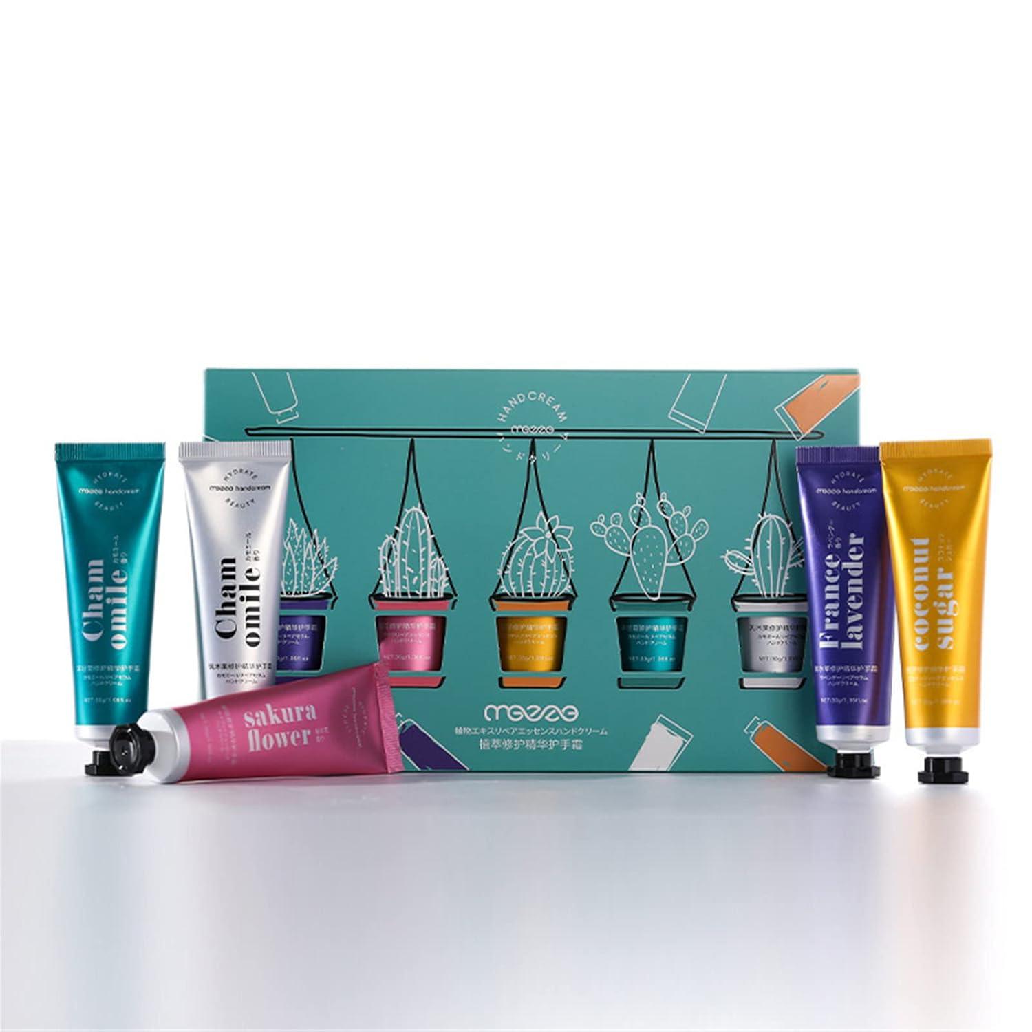 YUECI 5 Hand Cream Set - Magical Packaging Plant Fragrance for Dry ...