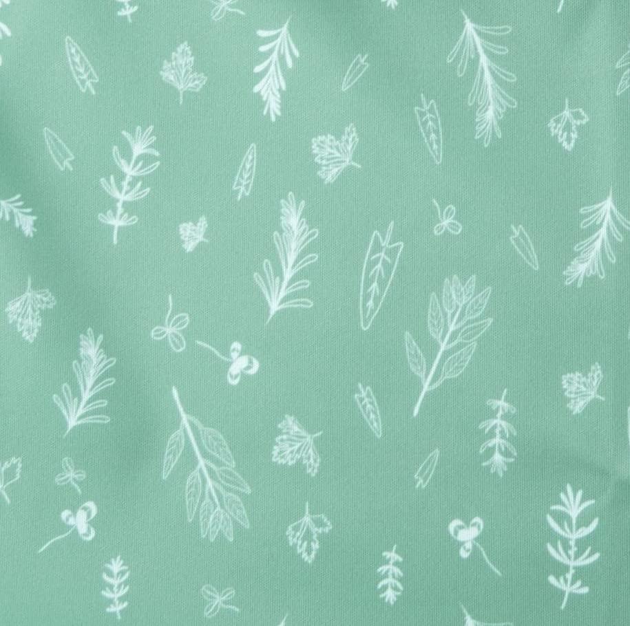 Buy Popolini RONDO Diaper Bag (Green Leaves) - Stylish Eco-Friendly ...