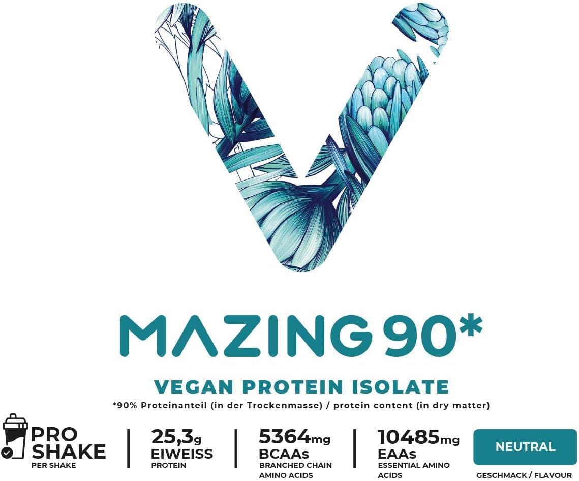 Vmazing90 Vegan Protein Isolate 1kg | Acker Beans & Fava Bean Protein ...