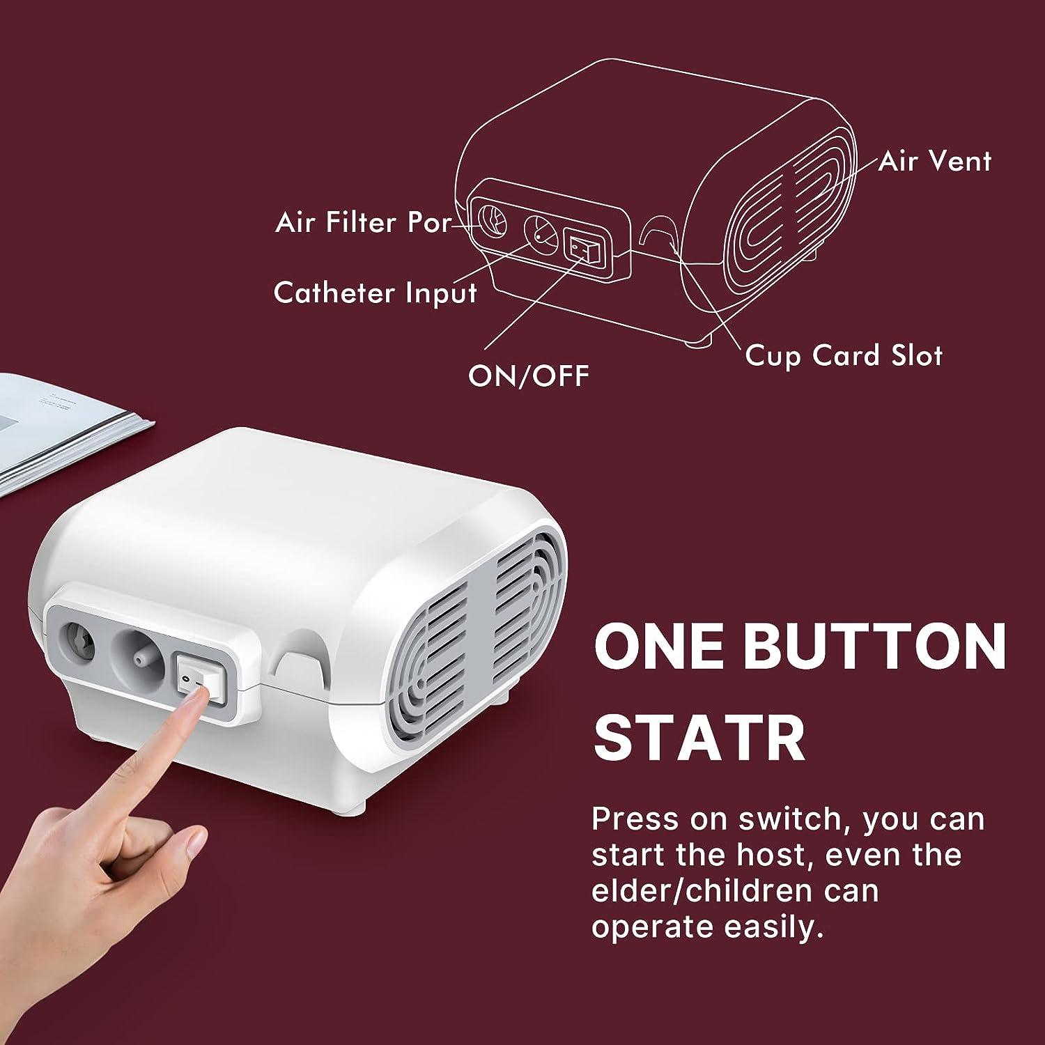 Portable Nebulizer Machine for Adults & Kids - Personal Steam Inhaler ...