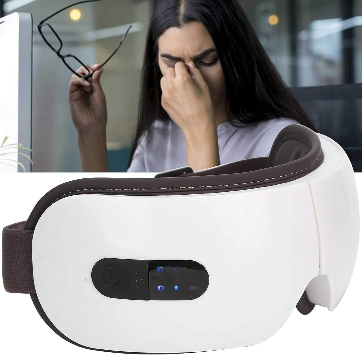 Air Pressure Eye Massage Device - Hot Compressed & Vibration Eye ...