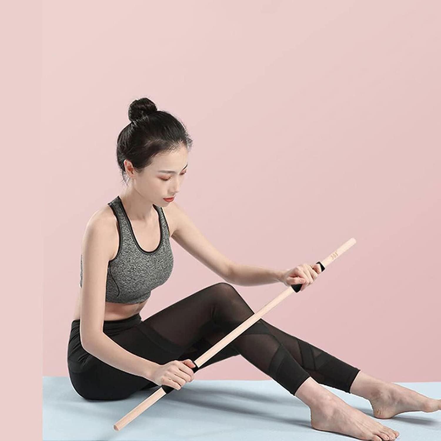 31.5-inch Yoga Sticks for Posture Correction and Flexibility ...