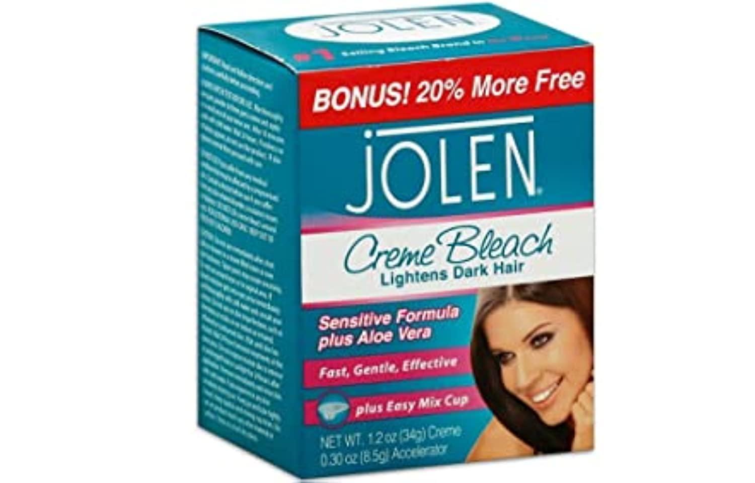 Jolen Creme Bleach 1.2 oz 3 Count - Pack of 1 | Fast & Gentle Hair ...