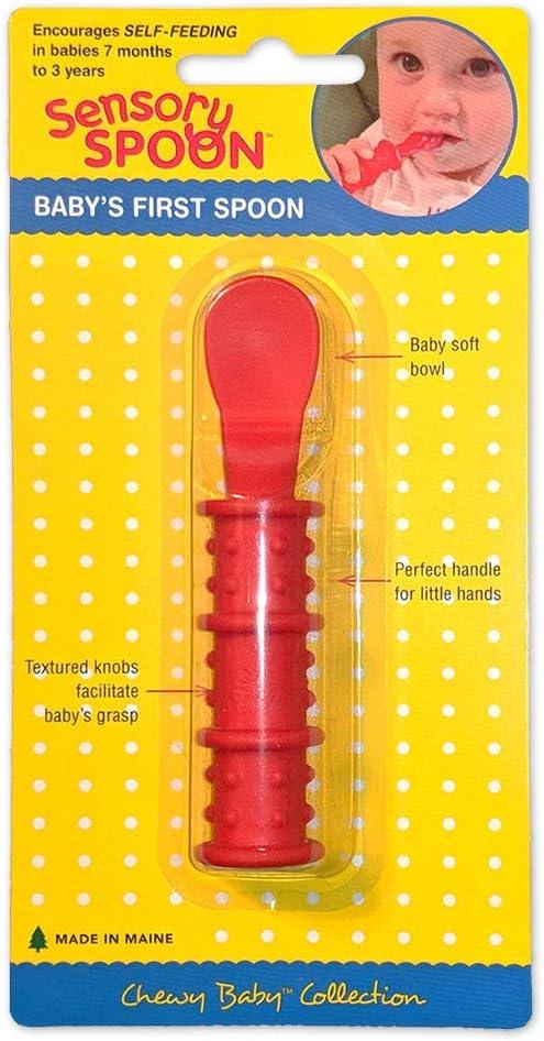 Sensory Spoon for Self-Feeding Babies (7+ Months) | Chewy Tubes | Buy ...