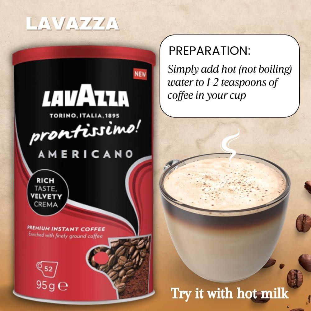 Instant Coffee Bundle Includes Lavazza Prontissimo 95g: 1x Lavazza ...