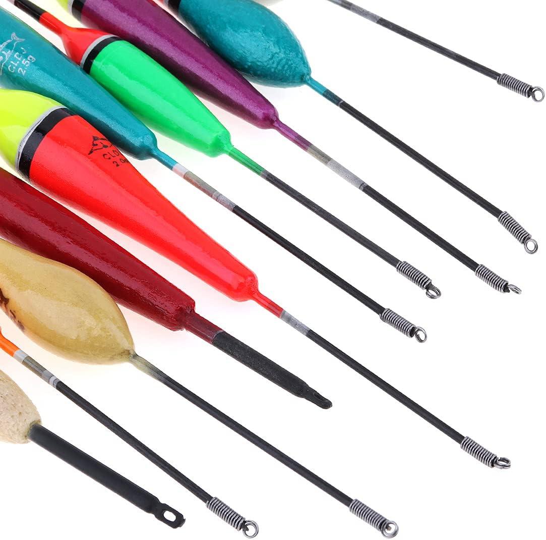 OriGlam Fishing Floats & Bobbers - Wooden Slide Trout Float Spring Oval ...