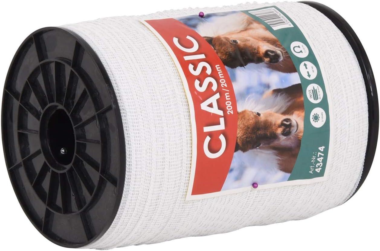 Buy Voss.farming 20mm Classic Pasture Fence Band (600m) - White ...
