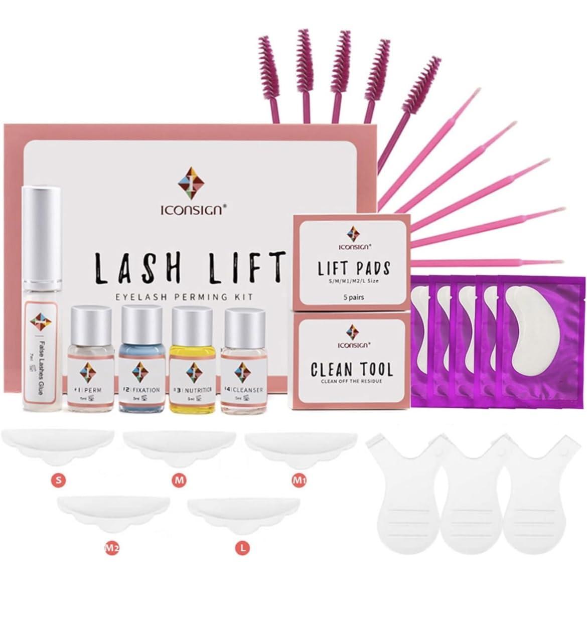 ICONISIGS Wimper Lifting Set - 2024 Updated Lash Lift Kit for Salon Use ...