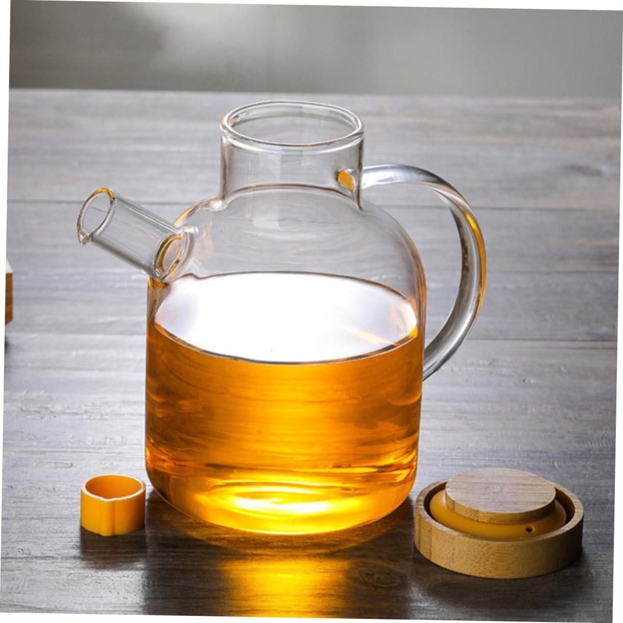 MAGICLULU Glass Container with Lid Oil Storage Can Grease Container ...