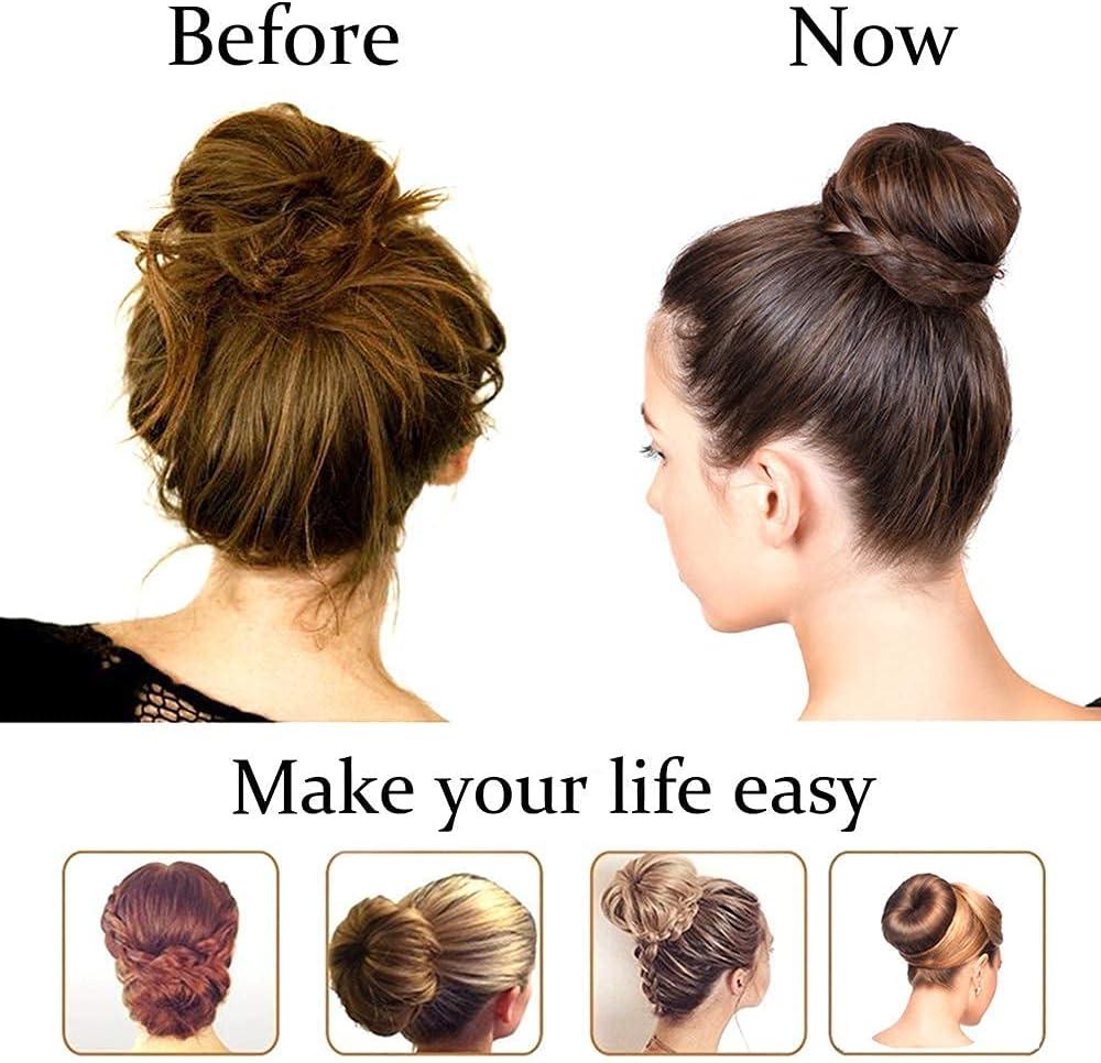 how to make donut bun hair
