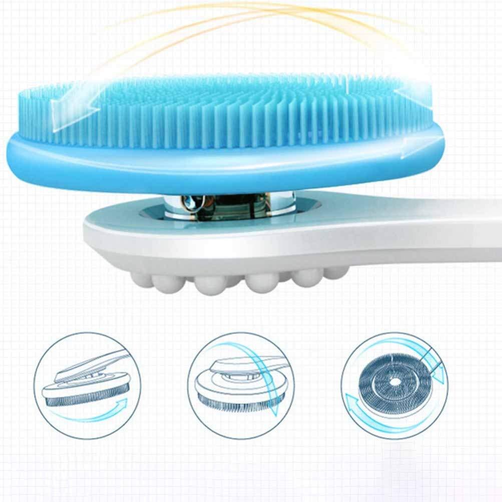 Healifty 360 Degree Silicone Body Scrubber & Massager - Bath Scrubber ...