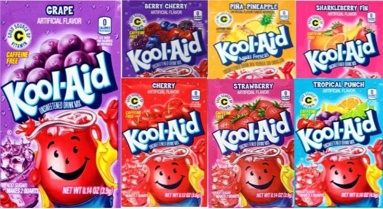 Kool-Aid Flavor Sachets of 7 Variety Bundle | Buy Now with Express ...