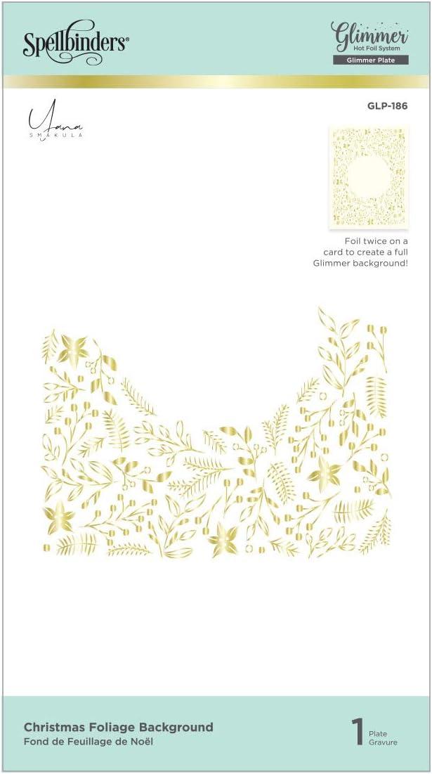 Spellbinders Christmas Foliage Background Glimmer Hot Foil Plate ...