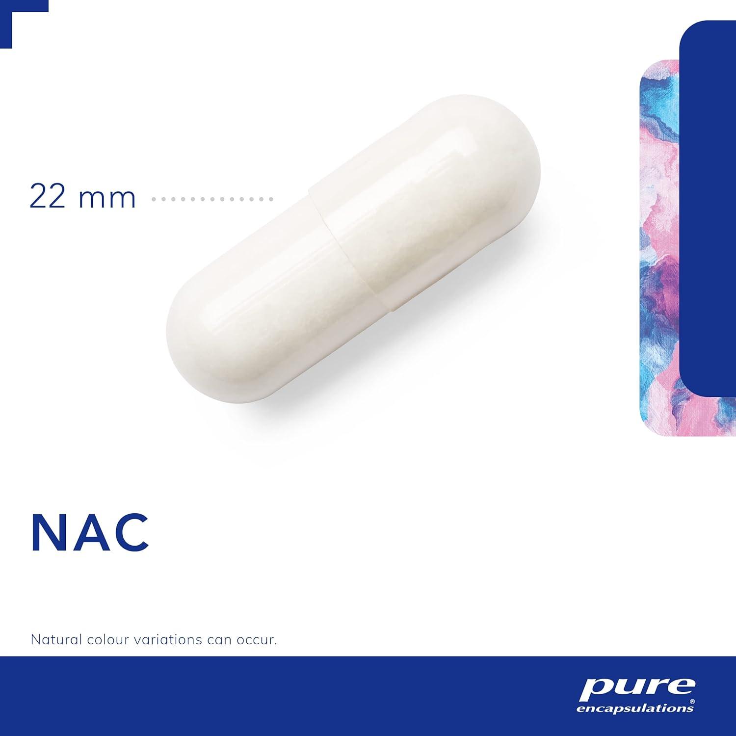 Pure Encapsulations NAC 600mg - Professional Strength N-Acetyl-L ...