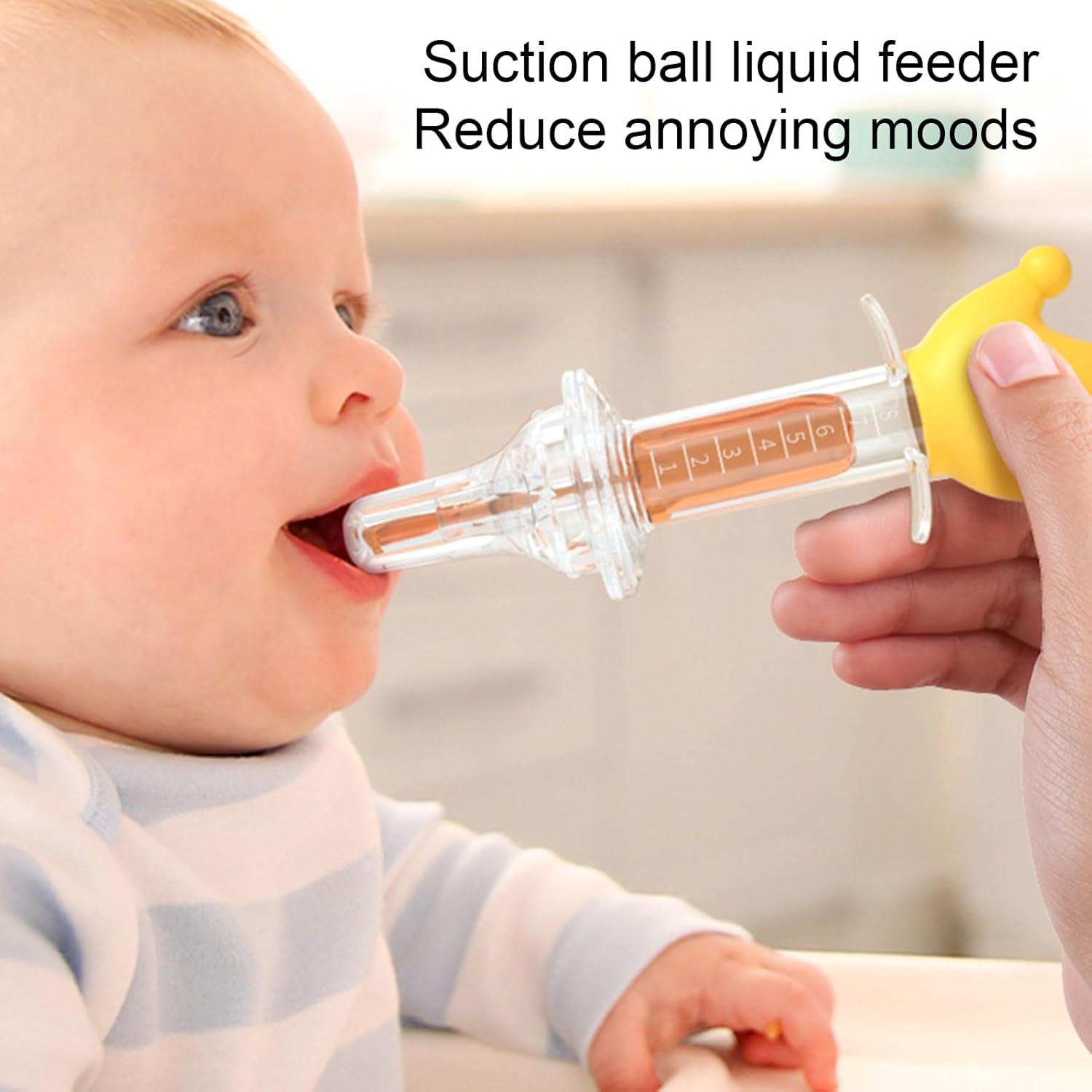 Xujuika Yellow Baby Medical Dispenser | Cute Pacifiers & Feeding ...