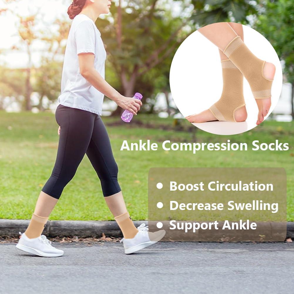 Kunoli Ankle Support Socks for Ligament Damage and Sprained Ankle ...