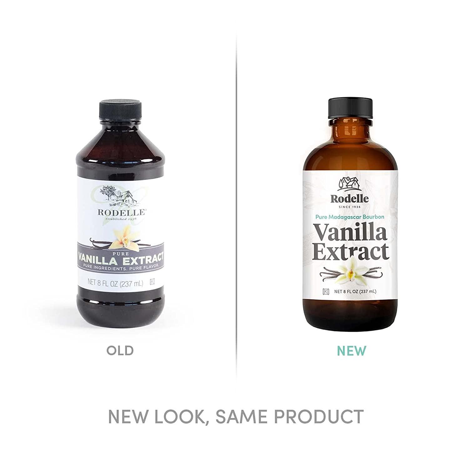 Rodelle Pure Vanilla Extract 8 fl oz - Premium Quality (Pack of 1 ...