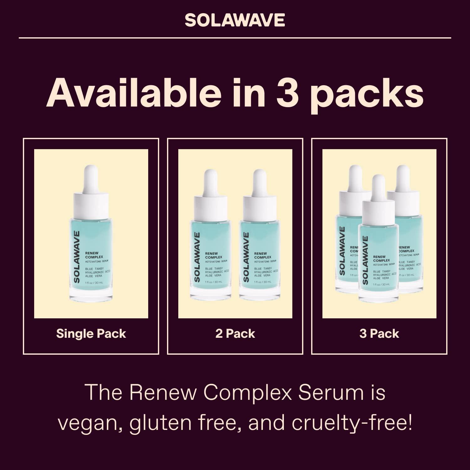 SolaWave Renew Complex Serum for Face and Neck - Boost Facial Wand ...