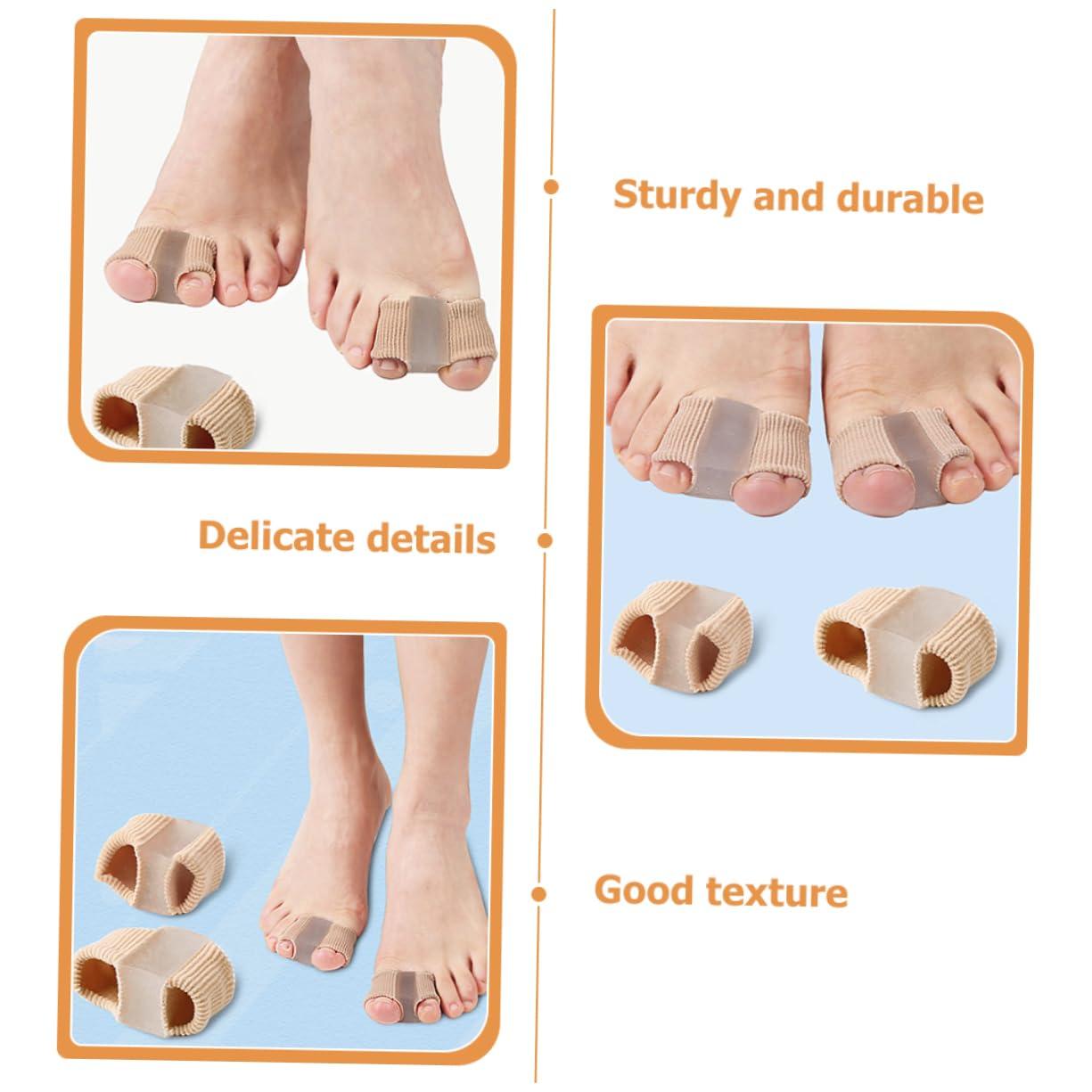Cabilock Toe Separator Brace Set - Bunion Straightener & Spacer (4pcs ...