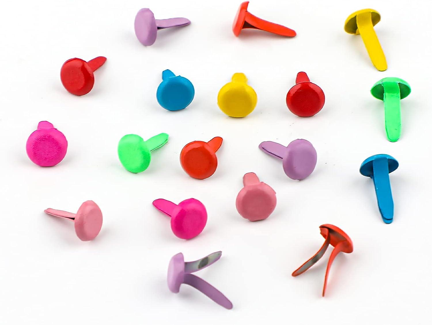 AIEX 600pcs Round Copper Split Pins for DIY Crafts - 0.47x0.3inch ...