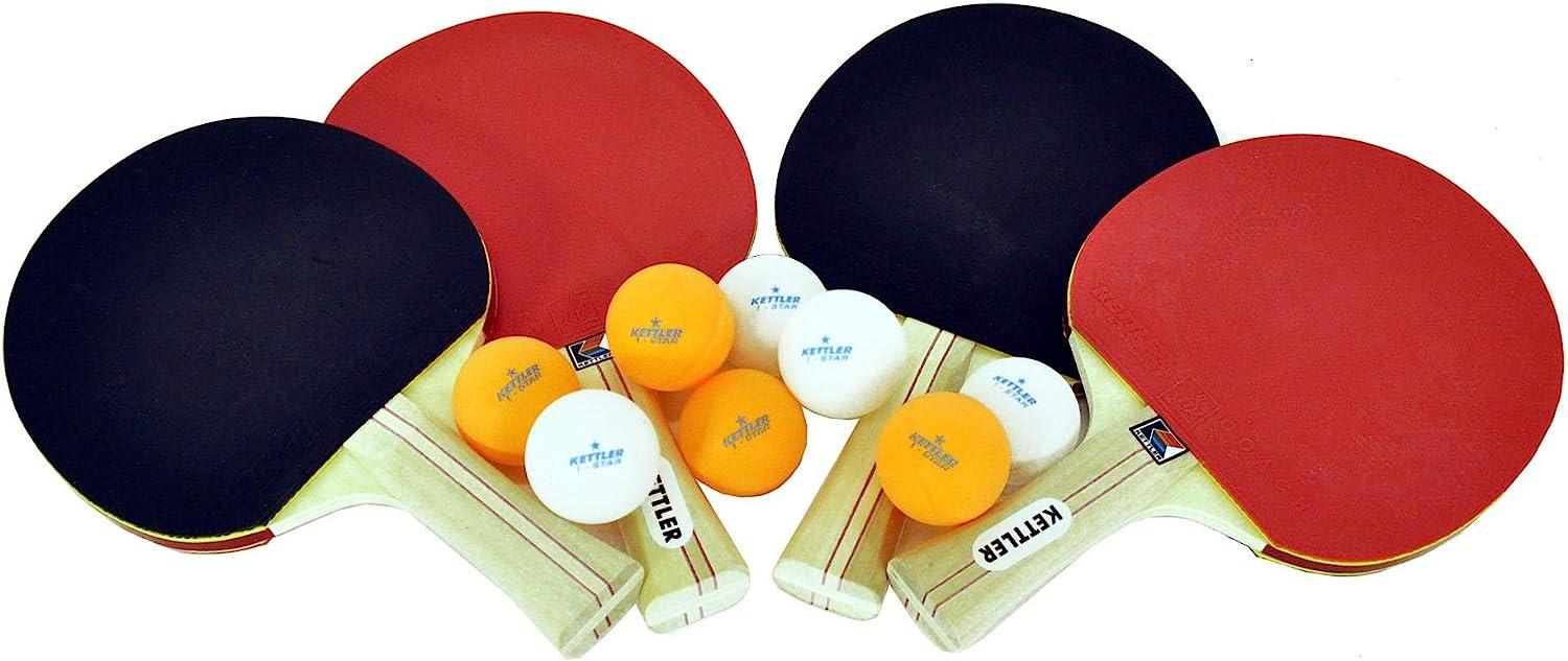 Kettler Advantage Indoor Table Tennis Bundle - 4 Player Set with ...
