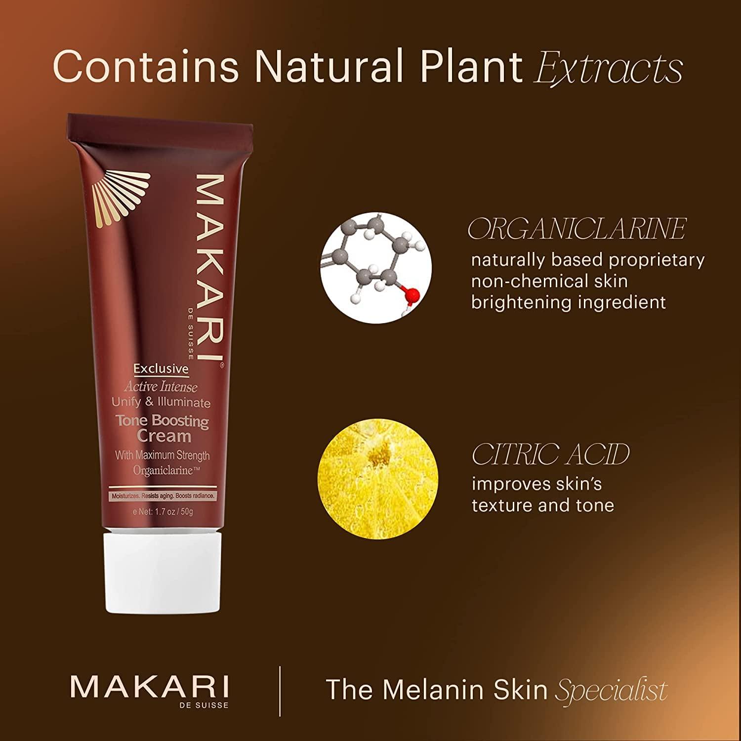 Makari Exclusive Active Intense Tone Boosting Face Cream 1.7 oz | Skin ...