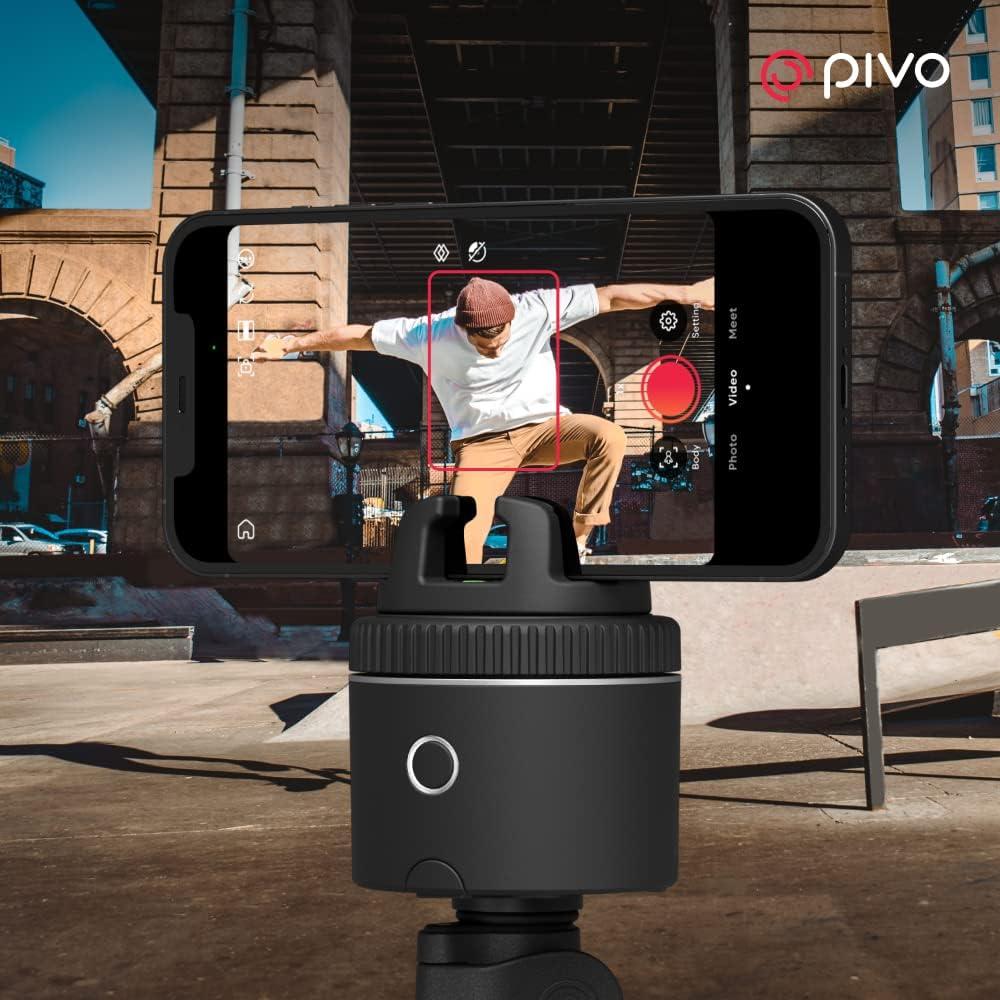 Pivo Pod Auto Face Tracking Phone Holder - 360 Rotation, 6 Speed, Content Creator Essentials for ...
