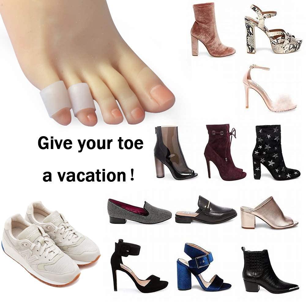 10 Pack Pinky Toe Sleeves Protectors Toe Covers Protect Toe from ...
