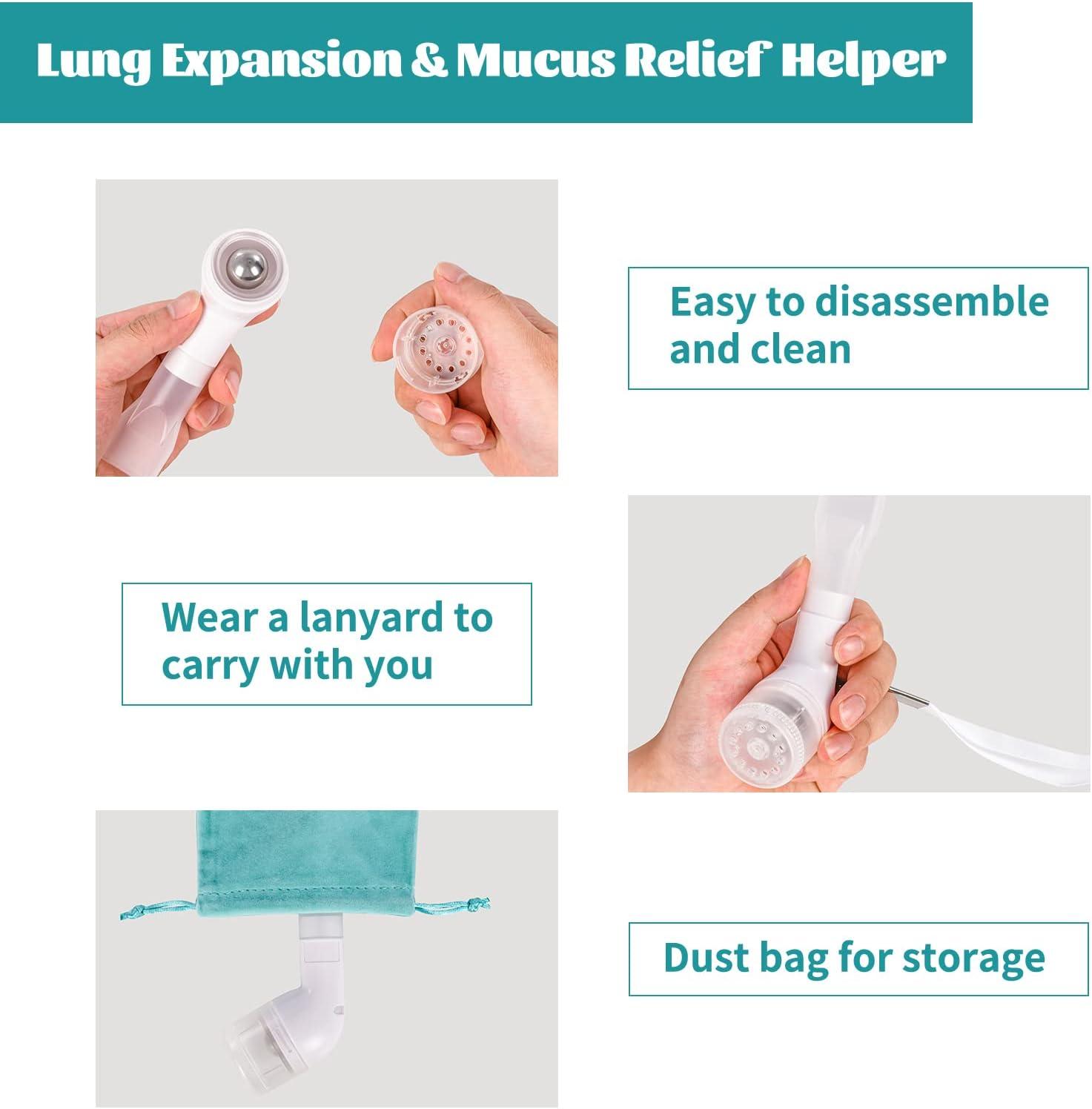 Mucus Clearing Device & Air Physio Lung Exerciser - Breathing Aid ...