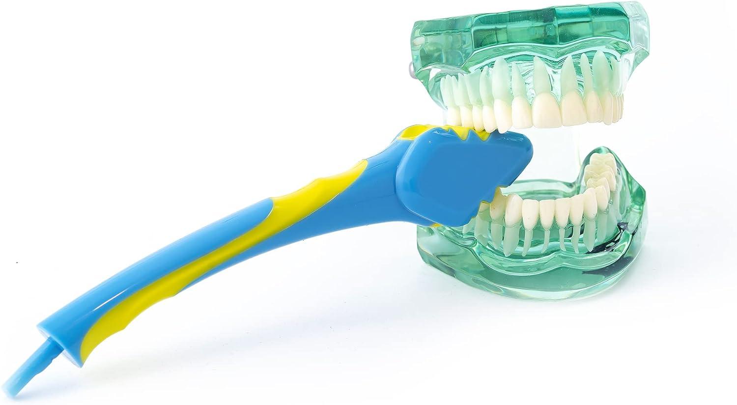 Brush and Bite Handle & Triple Bristle Replacement Brush Head Combo ...