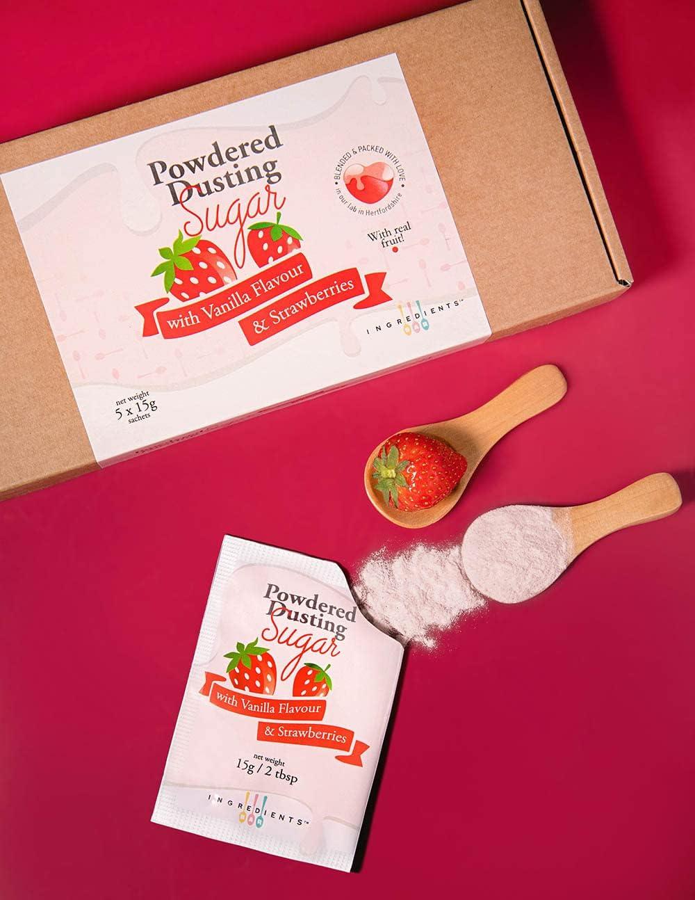 Icing Sugar Vanilla & Strawberry | with Powdered Fruit | Premium Powder ...