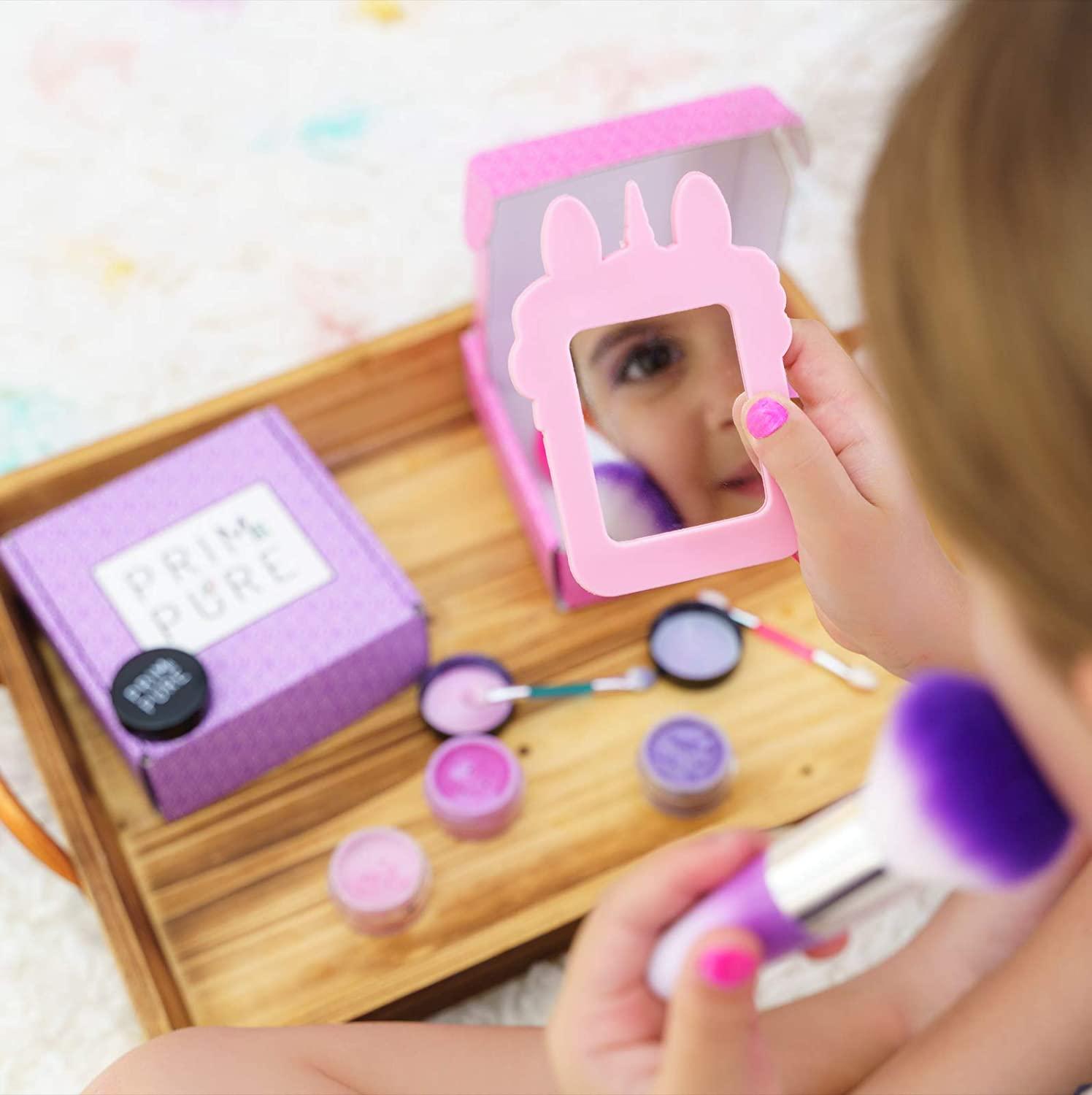 Prim and Pure Mineral Gift Set with Unicorn Mirror | Kids Eyeshadow ...