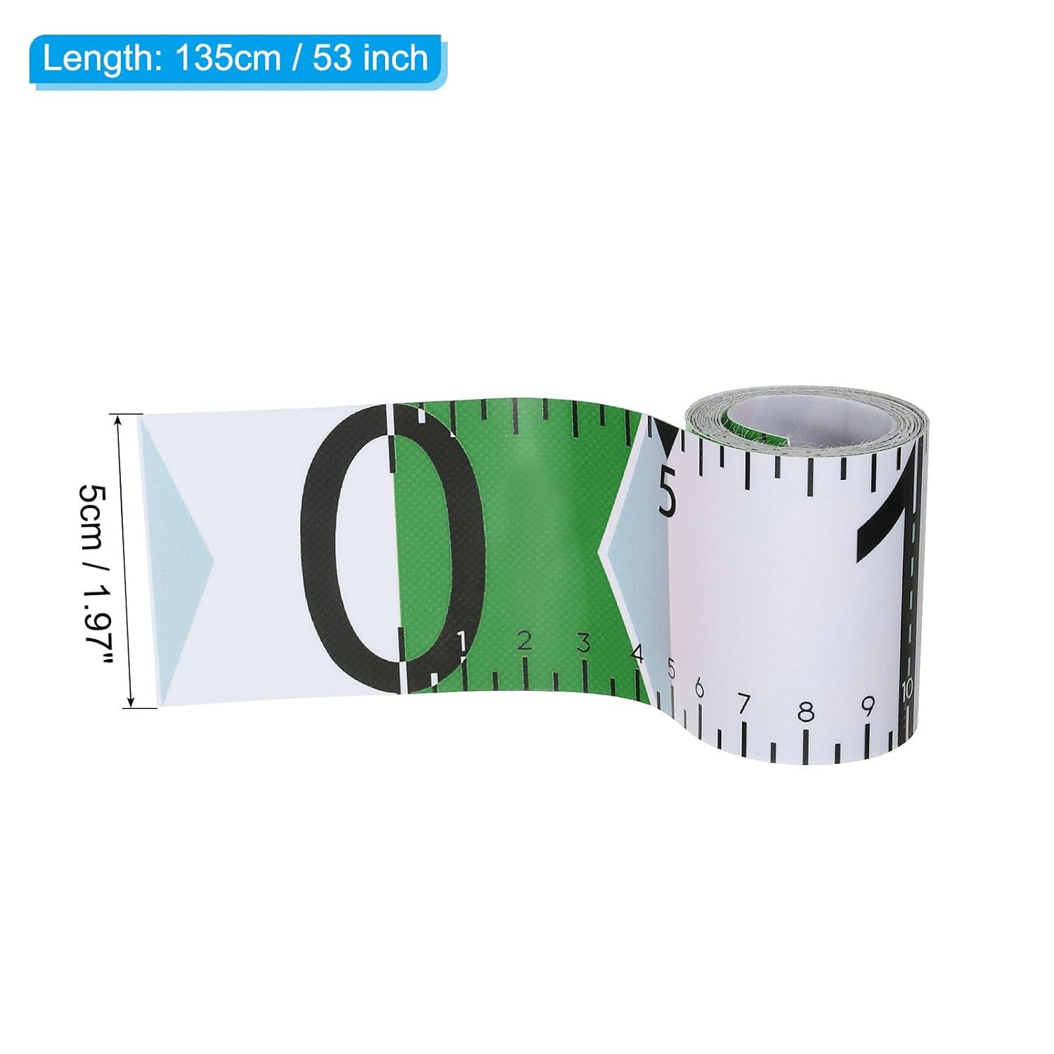 PATIKIL Self Adhesive Fish Ruler - 53 Waterproof Fishing Tape Measure ...