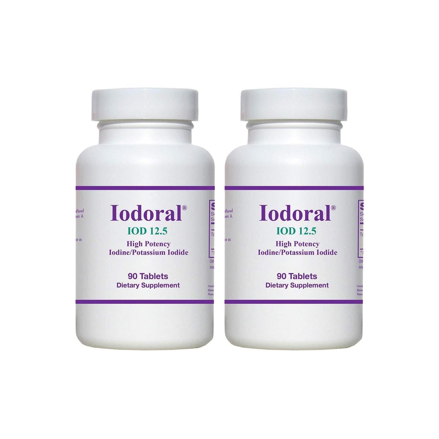 Iodoral 90 tabs - Pack of 2 Bottles for Thyroid Health | Buy Online ...