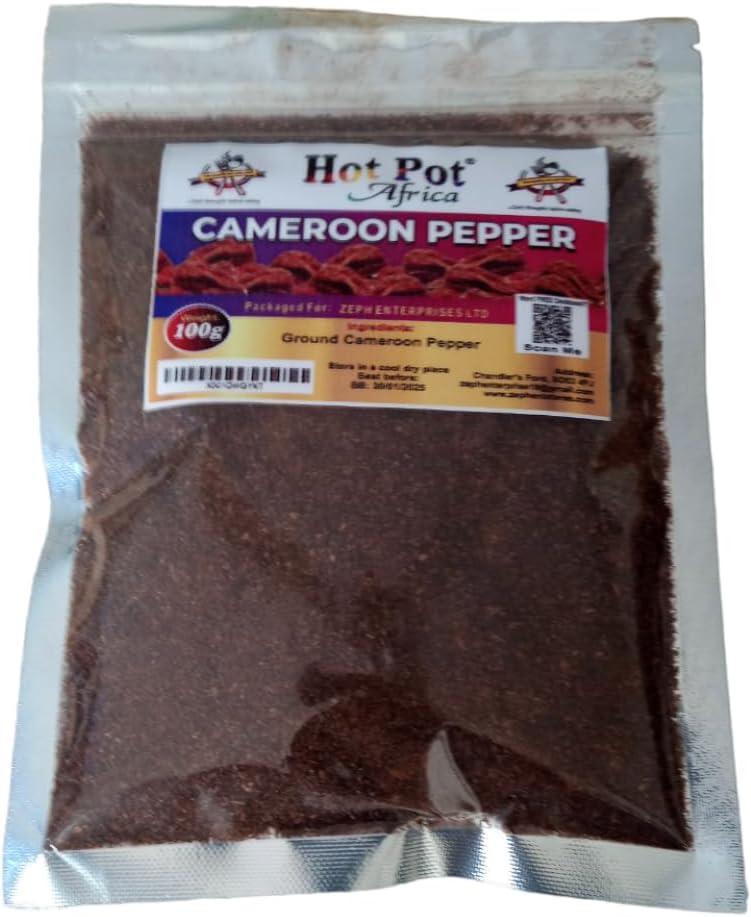 Hot Pot Africa CAMEROON PEPPER - Habanero Ground Smoked & Extra Hot ...