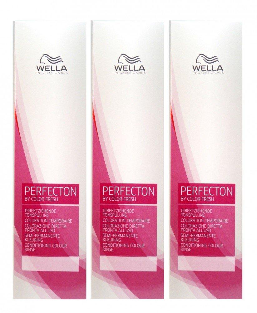 Wella Perfecton /43 Red-Gold Tone Rinse - 3 x 250 ml | Color Fresh ...