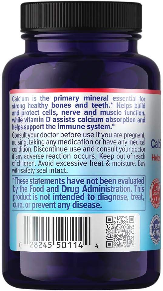 Sentinel Calcium 600mg + Vitamin D Supports Healthy Bones* Immune ...