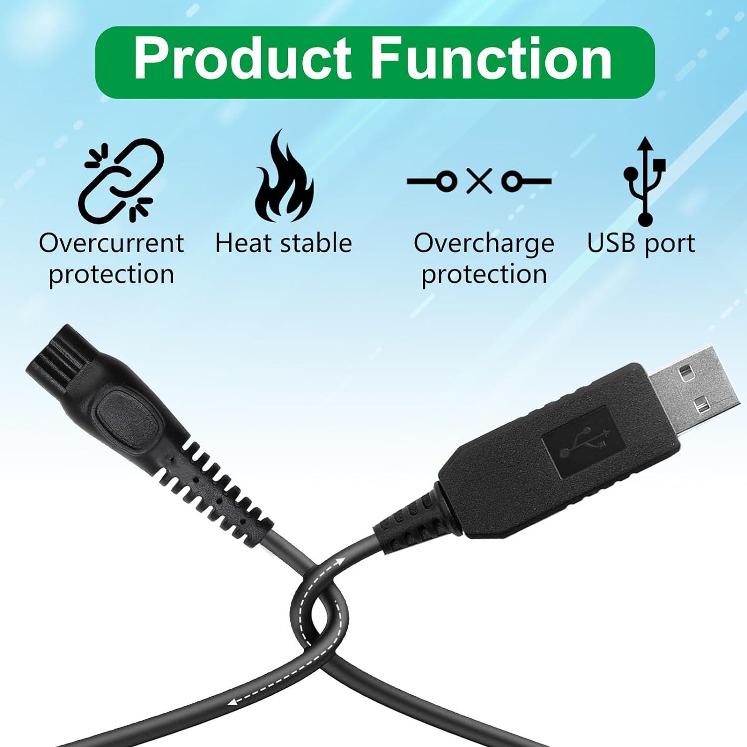 philishave charging cable