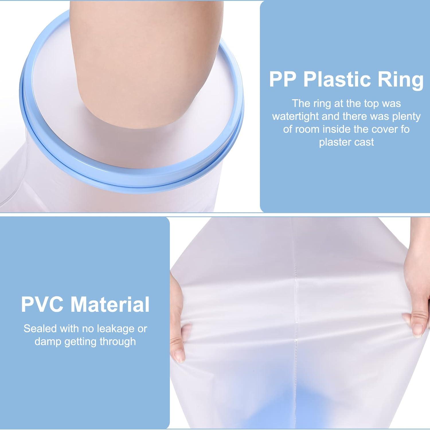 Fasola Leg Protector - Non-Slip Cast Cover for Half Leg Broken Knees ...