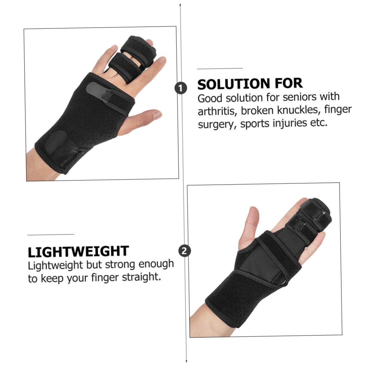 MAGICLULU Hand Splint for Sprain Injuries - Adjustable Finger & Palm ...
