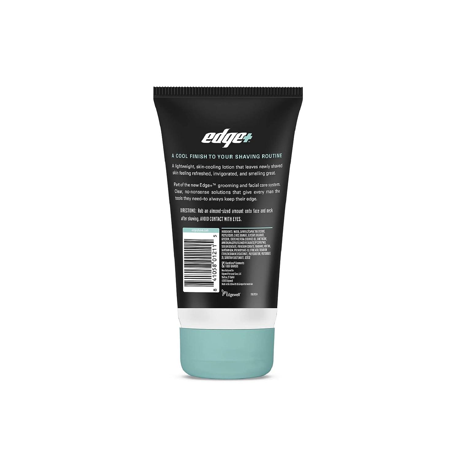 Edge+ Cooling Post Shave Lotion 3oz with Eucalyptus & Tea Tree ...