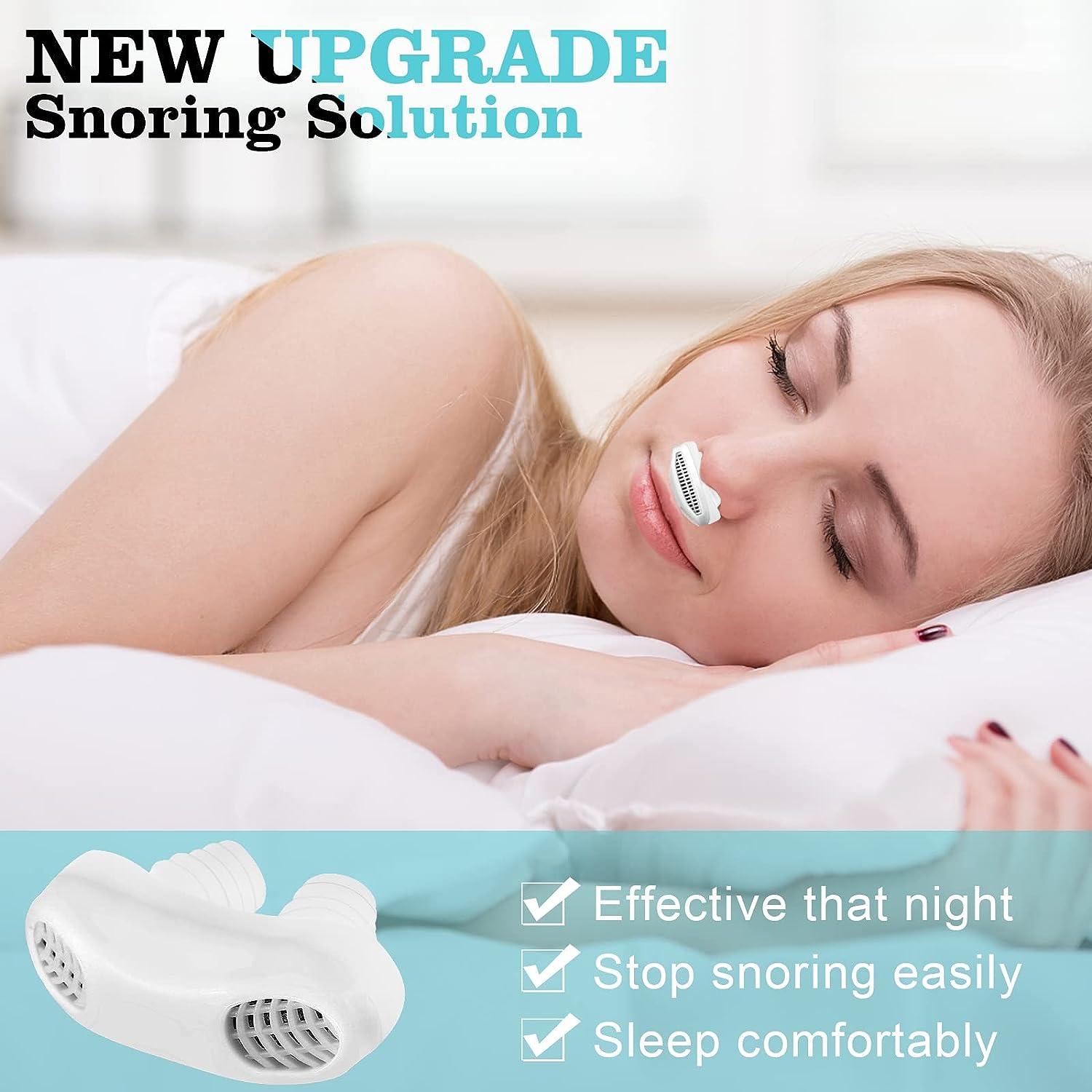 2-in-1 Anti Snoring Nose Air Purifier for Men and Women - Stop Snoring ...