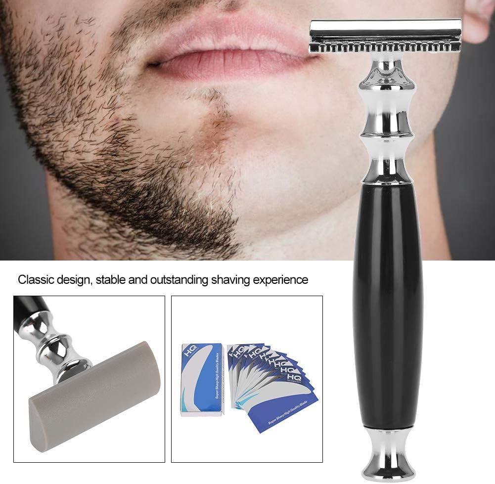 Stainless Steel Beard Shaping Template & Razor Mustache Shaving Set ...