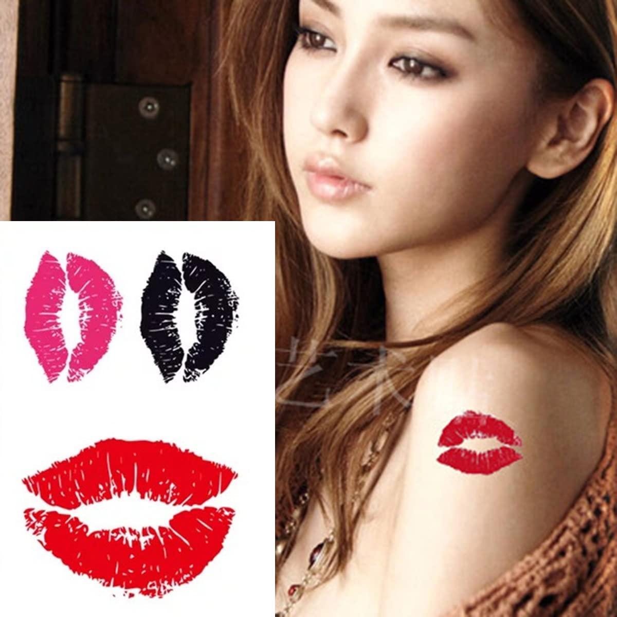 lip tattoos temporary
